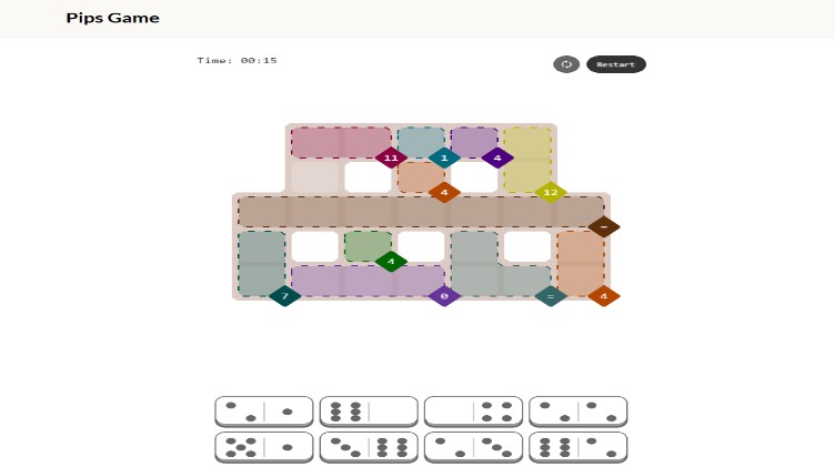 Pips NYT - Play Online